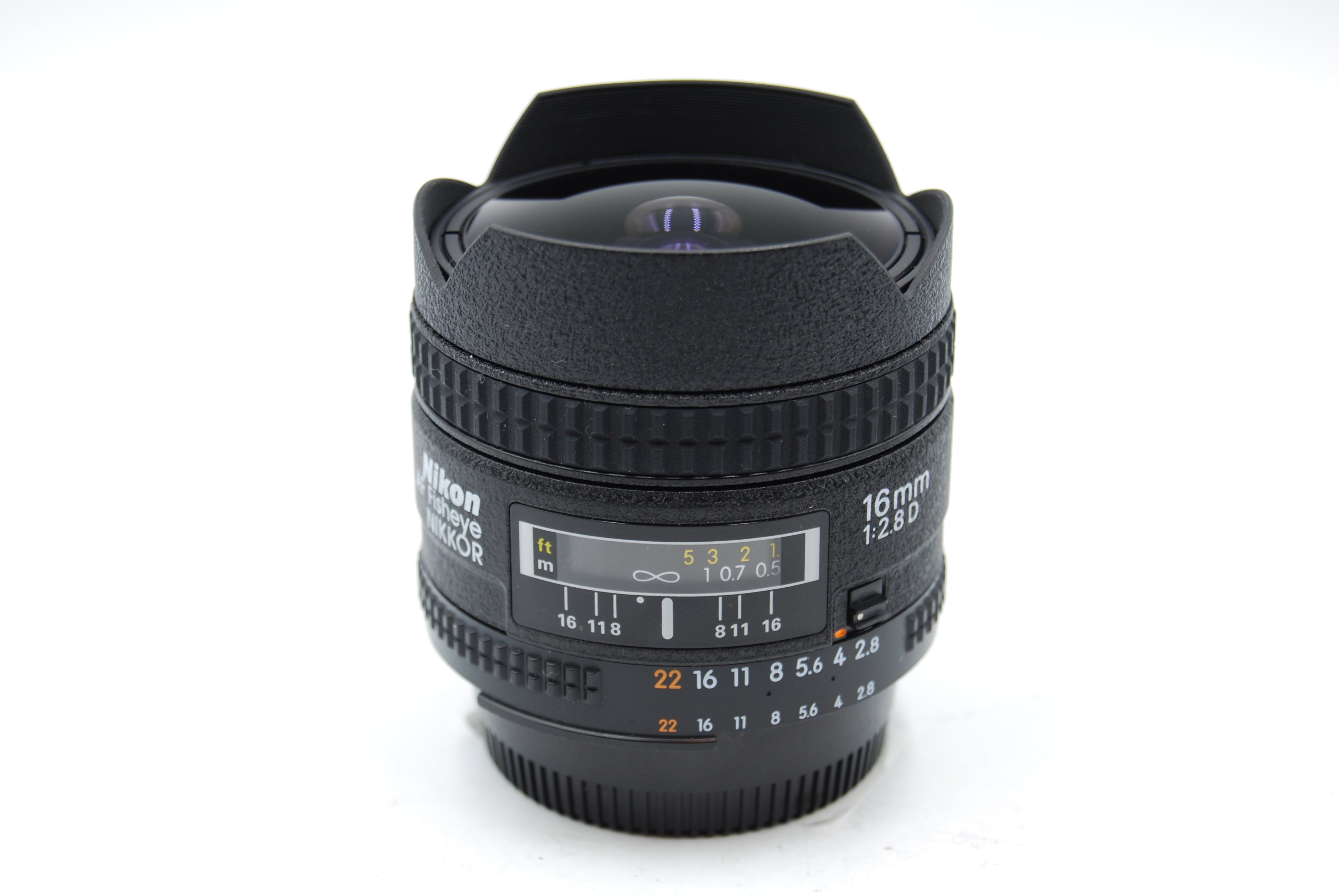 USED Nikon 16mm F2.8 D AF Fisheye Lens