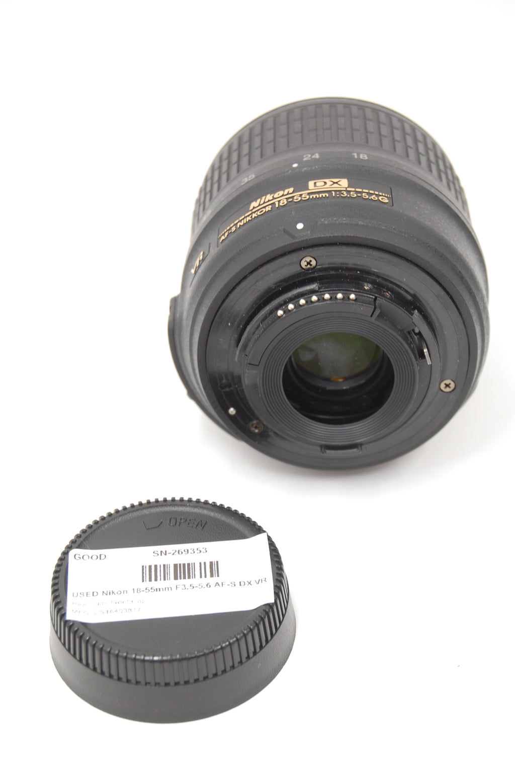 USED Nikon 18-55mm F3.5-5.6 AF-S DX VR